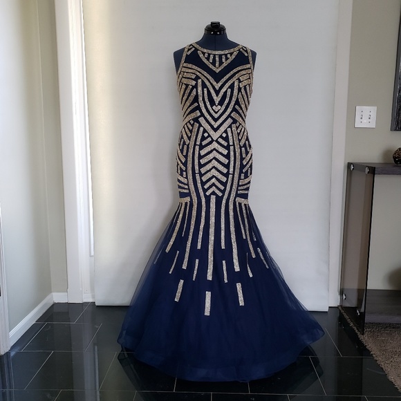 Judy & Julia | Dresses | Judy Julia Womens Long Prom Evening Dress Sml ...